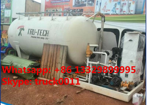 ASME standard mobile skid-mounted propane gas refilling tank station ...