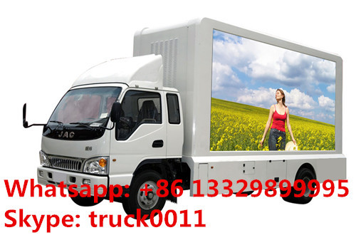 HOT SALE JAC 4*2 LHD mobile digital billboard LED advertising vehicle ...