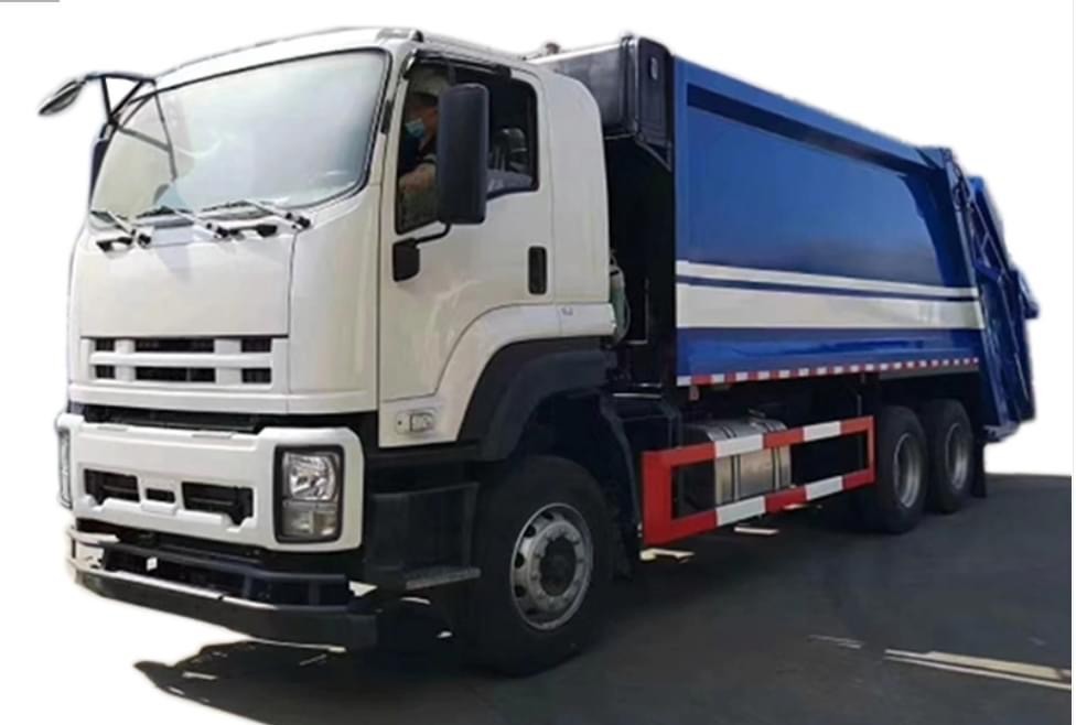 Diesel Engine 10 tires ISUZU GIGA Compressed Garbage Truck for Reliable ...