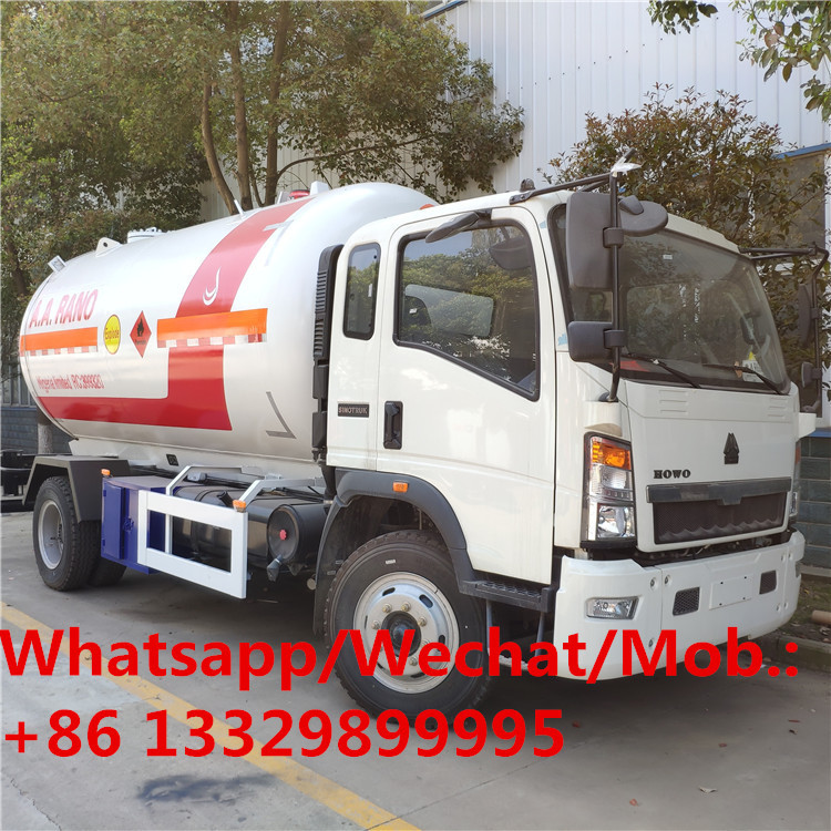 HOT SALE! customized best price SINO TRUK HOWO 4*2 LHD 15,000Liters lpg ...